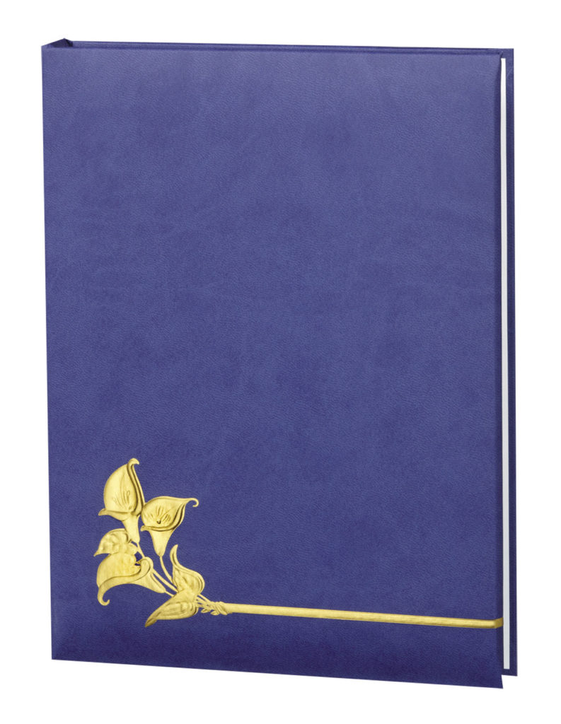 Calla Lily Register Book – Purple | Henry Schwab