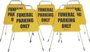 SIGNS – FUNERAL PARKING ONLY | Henry Schwab