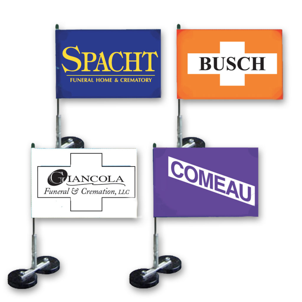 Custom Funeral Procession Flags | Henry Schwab