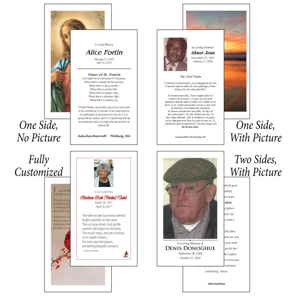 Custom Prayer Cards | Henry Schwab