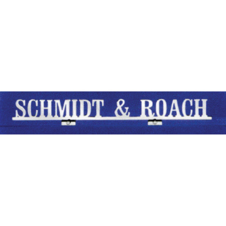 Stainless Steel Hearse Name Plate | Henry Schwab